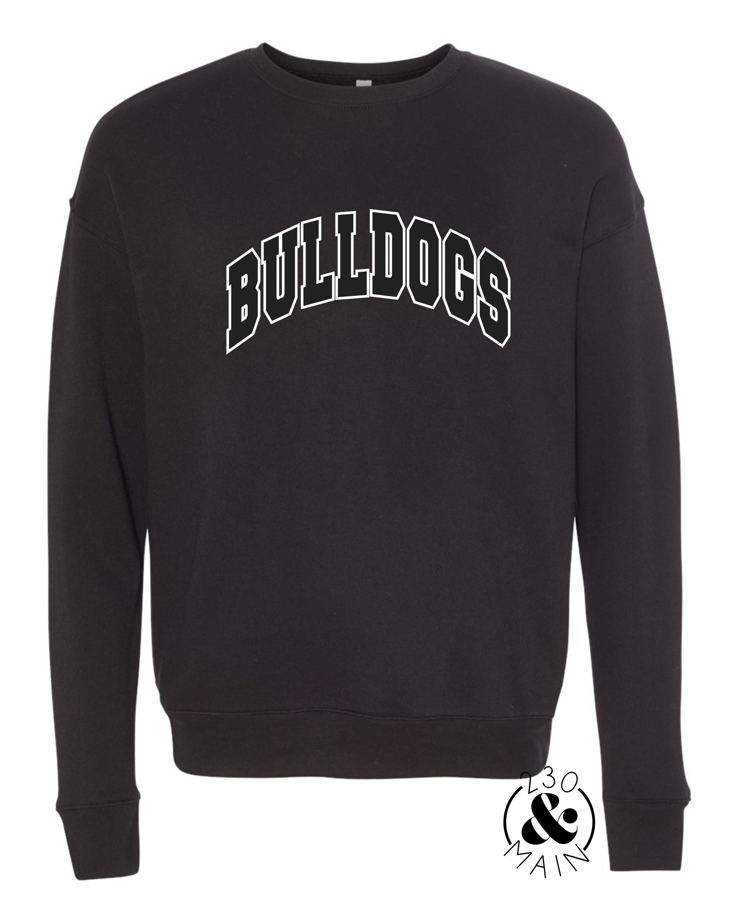 PEM Bulldogs Arch Drop Sleeve Crew – 230 and Main